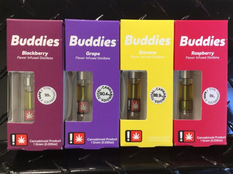Buddies Exotic Vape Cartridges - CBD Cartridges - Cannabis Pharm UK